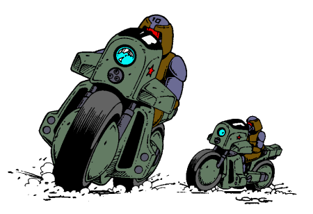 Robotech - E.B.S.I.S. Combat Motorcycles